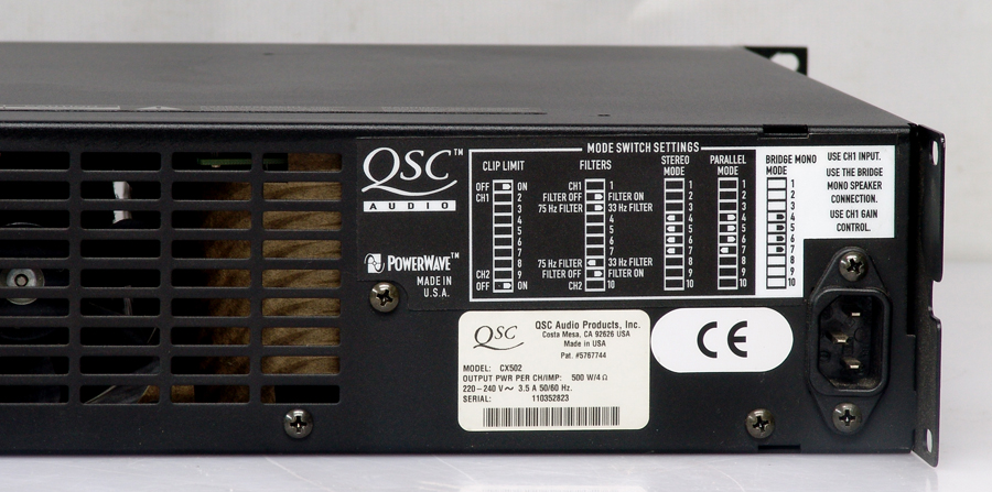 1600W QSC CX502 파워앰프 - 보소장터 - 보소보소